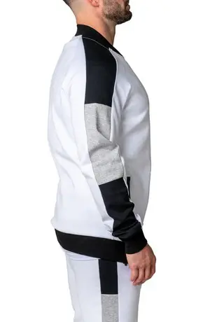 MACEOO Stretch Cotton Zip-up Track Jacket