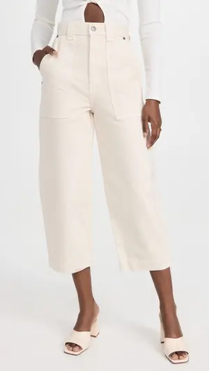 Khaite Hewey Cropped Jeans