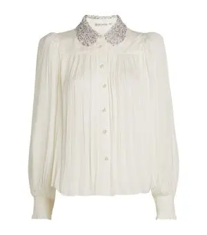 Alice + Olivia Embellished Calida Shirt