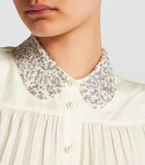 Alice + Olivia Embellished Calida Shirt