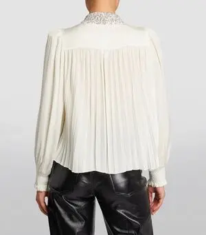 Alice + Olivia Embellished Calida Shirt