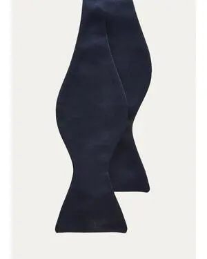 Ralph Lauren Purple Label Solid Bow Tie - Navy
