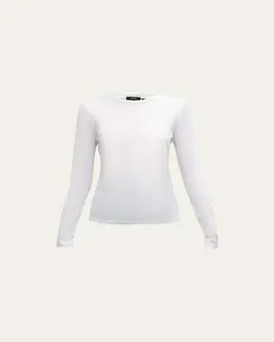 Theory Tiny Tee Long-sleeve T-shirt - White