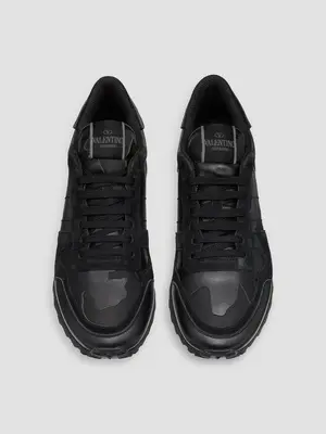 Valentino Garavani Camouflage Rockrunner Sneakers