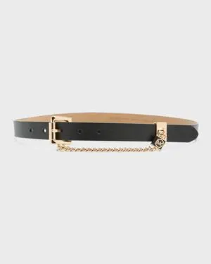 Michael Kors Swag Chain Belt - Black Gold | Editorialist display picture 2