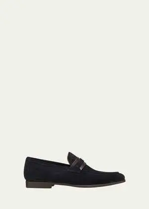 Magnanni Daniel Suede Penny Loafers