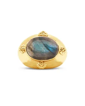 CAPUCINE DE WULF Cleopatra Labradorite Ring