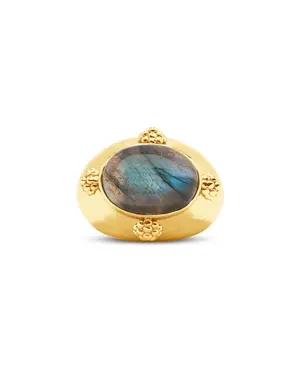 CAPUCINE DE WULF Cleopatra Labradorite Ring