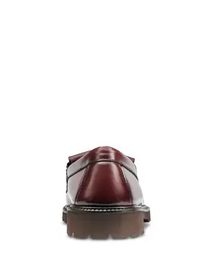 G.H.BASS G. H. Bass Layton Lug Weejun Tassel Loafers - Wine