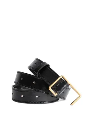 Zadig&Voltaire La Cecelia Leather Belt Black