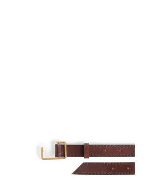 Zadig&Voltaire La Cecelia Leather Belt - Brown