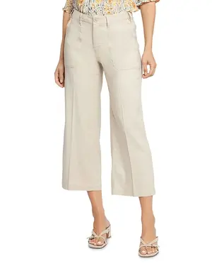 NYDJ Wide-leg Cropped Pants - Feather