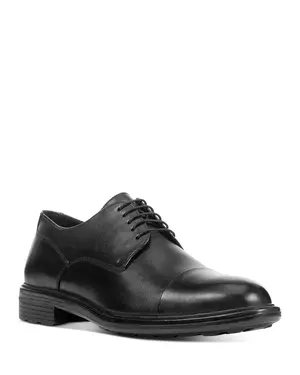 Geox Walk Pleasure Lace Up Cap Toe Dress Shoes