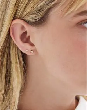 Ring Concierge Diamond Stud Earrings - 14k Yellow Gold