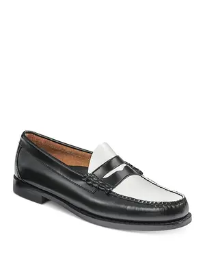 G.H.BASS G.h.bass Larson Weejun Loafers Black/white