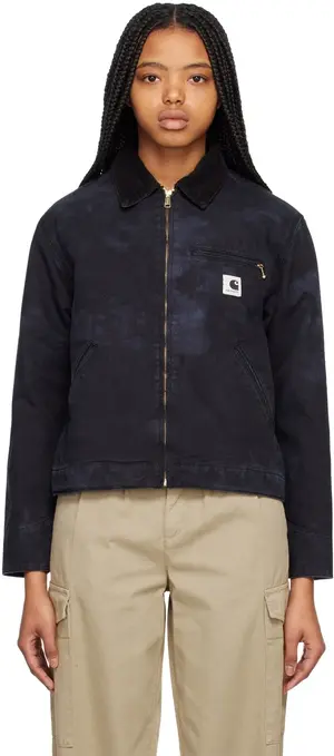 Carhartt Work In Progress Carhartt Work In Progress Black OG Detroit Jacket - Gnxx Black Chromo/bl