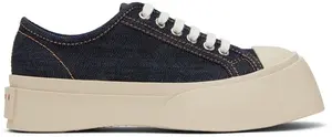 Marni Marni Blue Pablo Denim Sneaker 00b64 Blue