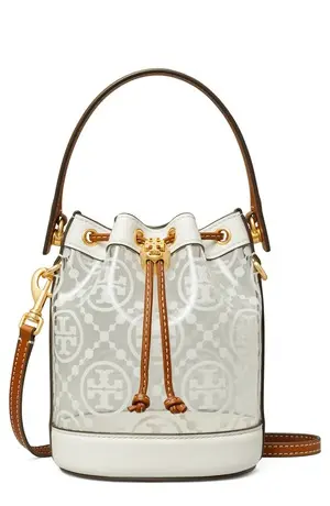 Tory Burch Mini T Monogram Bucket Bag