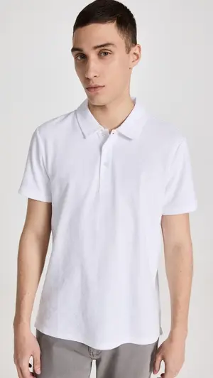 Vilebrequin Phoenix Terry Polo - Blanc