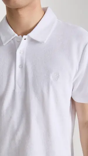 Vilebrequin Phoenix Terry Polo - Blanc