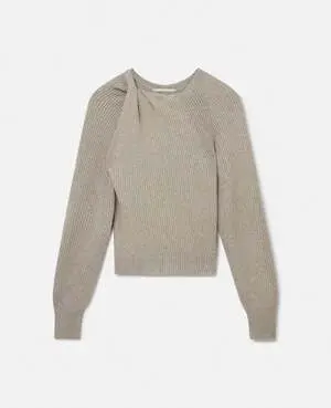 Stella McCartney Regenerated Cashmere Shifting Knot Jumper