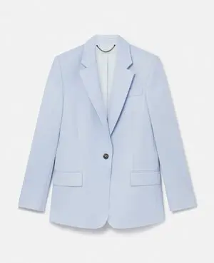 Stella McCartney Wool Flannel Slim Fit Boyfriend Blazer