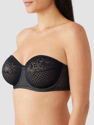 Wacoal Visual Effects Strapless Minimizer Bra - Black