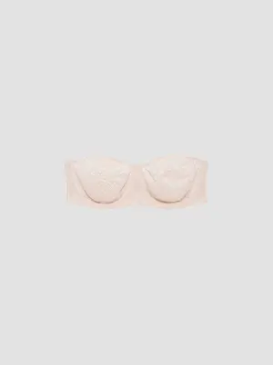 Wacoal Visual Effects Strapless Minimizer Bra - Sand