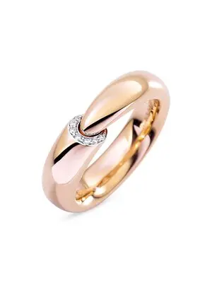 Vhernier Calla The One 18k & 0.05 Tcw Diamond Ring - Rose Gold