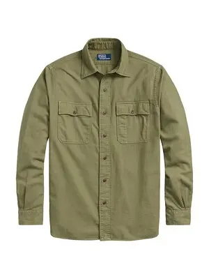 Polo Ralph Lauren Cotton Button-front Shirt Green