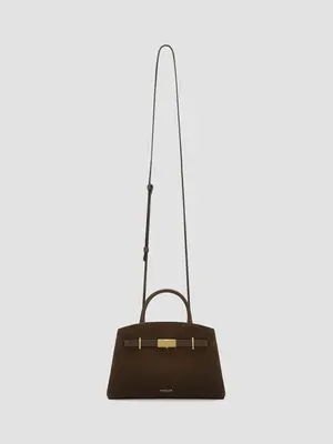 DEMELLIER The Small Hudson Suede Top-handle Bag