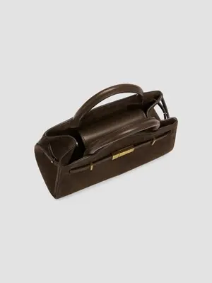 DEMELLIER The Small Hudson Suede Top-handle Bag