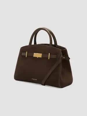 DEMELLIER The Small Hudson Suede Top-handle Bag