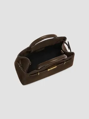 DEMELLIER The Small Hudson Suede Top-handle Bag