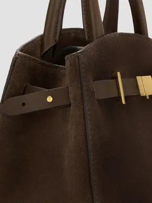 DEMELLIER The Small Hudson Suede Top-handle Bag