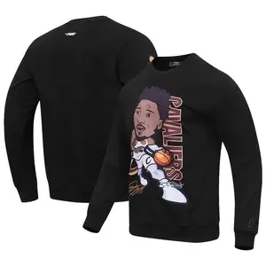 POST Pro Standard Donovan Mitchell Cleveland Cavaliers Avatar Pullover Sweatshirt - Black