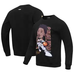 POST Pro Standard Donovan Mitchell Cleveland Cavaliers Avatar Pullover Sweatshirt - Black