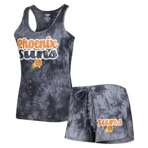 CONCEPTS SPORT Phoenix Suns Billboard Tank Top & Shorts Sleep Set - Charcoal