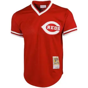 Mitchell & Ness Johnny Bench Cincinnati Reds Cooperstown Collection Mesh Batting Practice Jersey