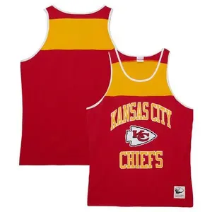 Mitchell & Ness Kansas City Chiefs Heritage Colorblock Tank Top