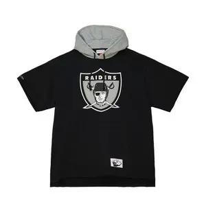 Mitchell & Ness Las Vegas Raiders Postgame Short Sleeve Hoodie