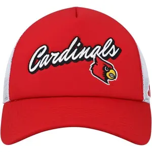 Adidas Louisville Cardinals Script Trucker Snapback Hat