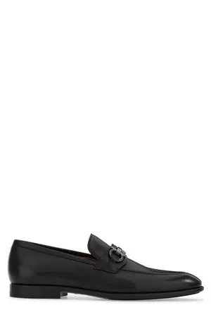 FERRAGAMO Foster Bit Loafer - Nero