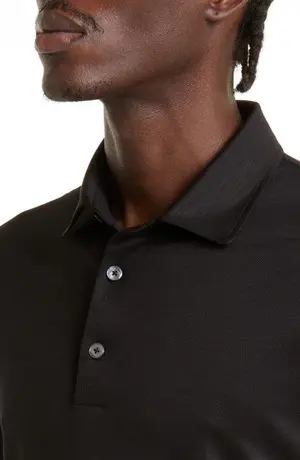 Zegna High Performance™ Wool Polo - Black