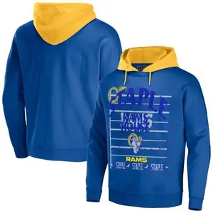 STAPLE Nfl X Los Angeles Rams Throwback Vintage Wash Pullover Hoodie - Navy