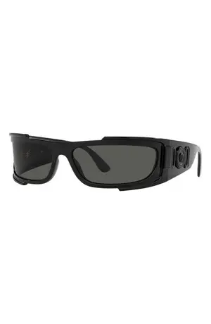 Versace 67mm Rectangular Sunglasses