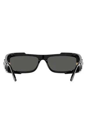 Versace 67mm Rectangular Sunglasses