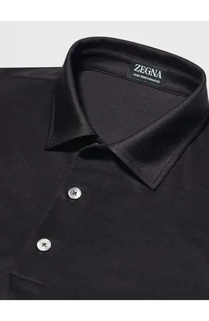 Zegna High Performance™ Wool Polo - Navy