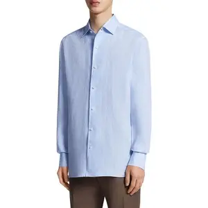 Zegna Luxury Linen Button-up Shirt