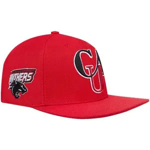 PRO STANDARD Clark Atlanta University Panthers Evergreen Cau Snapback Hat - Red
